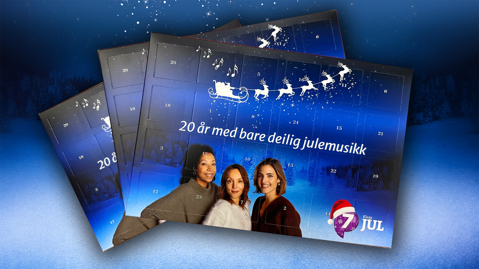 Vinn eksklusiv P7 Klem JULekalender! | Lyden av Norge